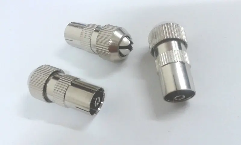 20pcs COAX COAXIAL TV AERIAL CONNECTOR PLUGS FEMALE METAL ADAPTER-in ...