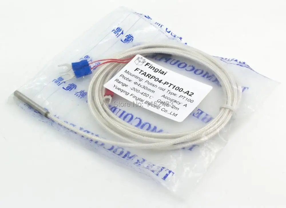 FTARP04 PT100 waterproof anticorrosive type A grade 2m cable 30mm ...