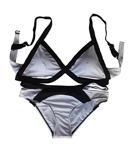 2016 New Swimsuit Summer Sexy Bikini Dynamic Bordered Color Bandage