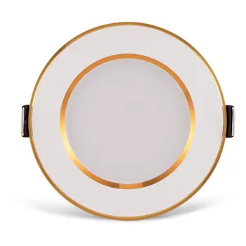 Led Downlight Golden Circle 3w 5w 9w 12w 15w 18w 230V 220V Ceiling ...