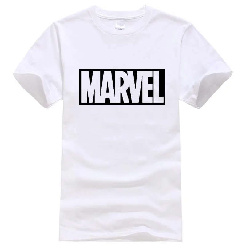 2017 New Fashion MARVEL t Shirt men cotton short sleeves Casual male ...