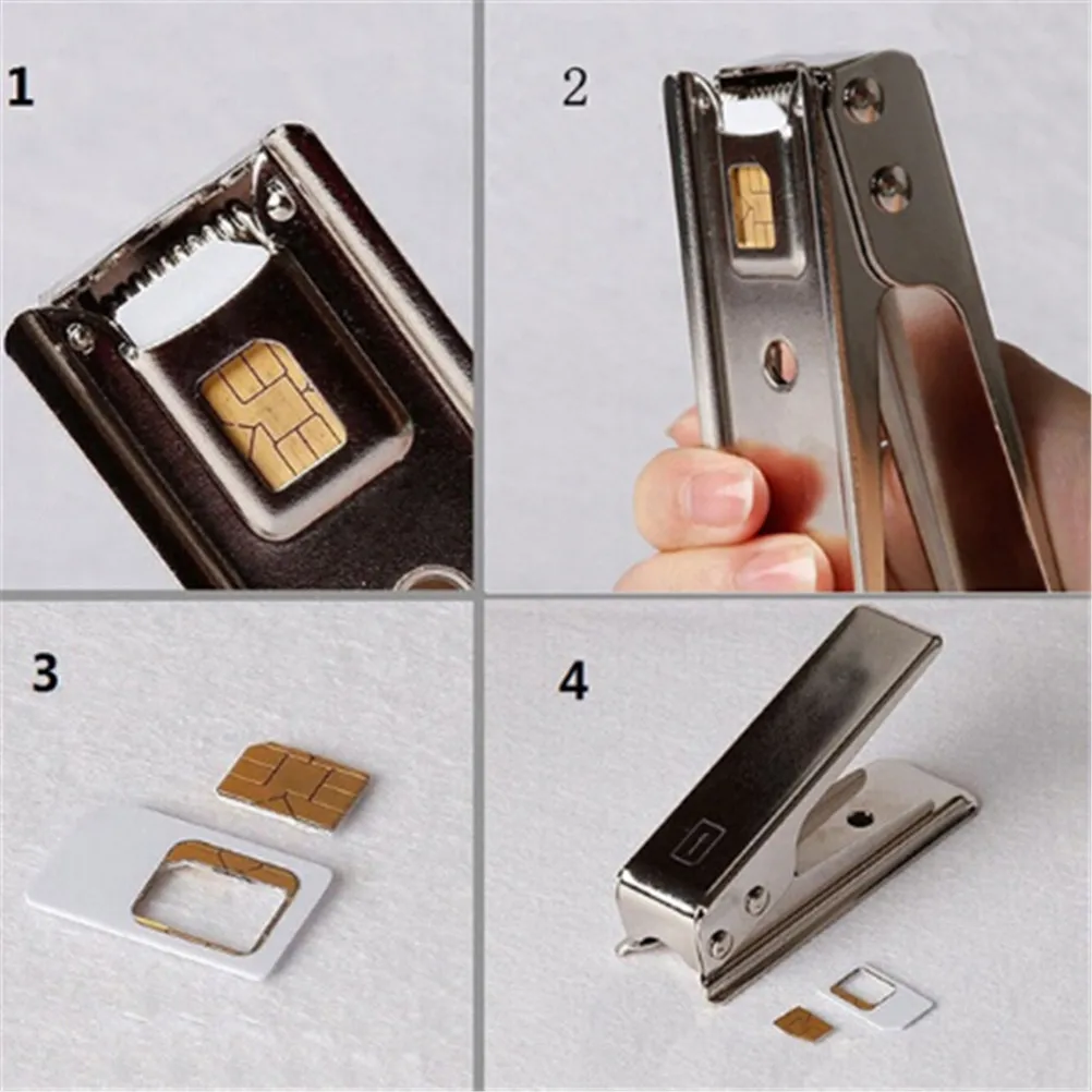 2018 Universal Double Dual 2 in 1 Nano Micro SIM Card Cutter Cutting ...