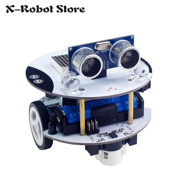 Qbot Programmable Smart Robot Car Kit with Ultrasonic Sensor Line ...