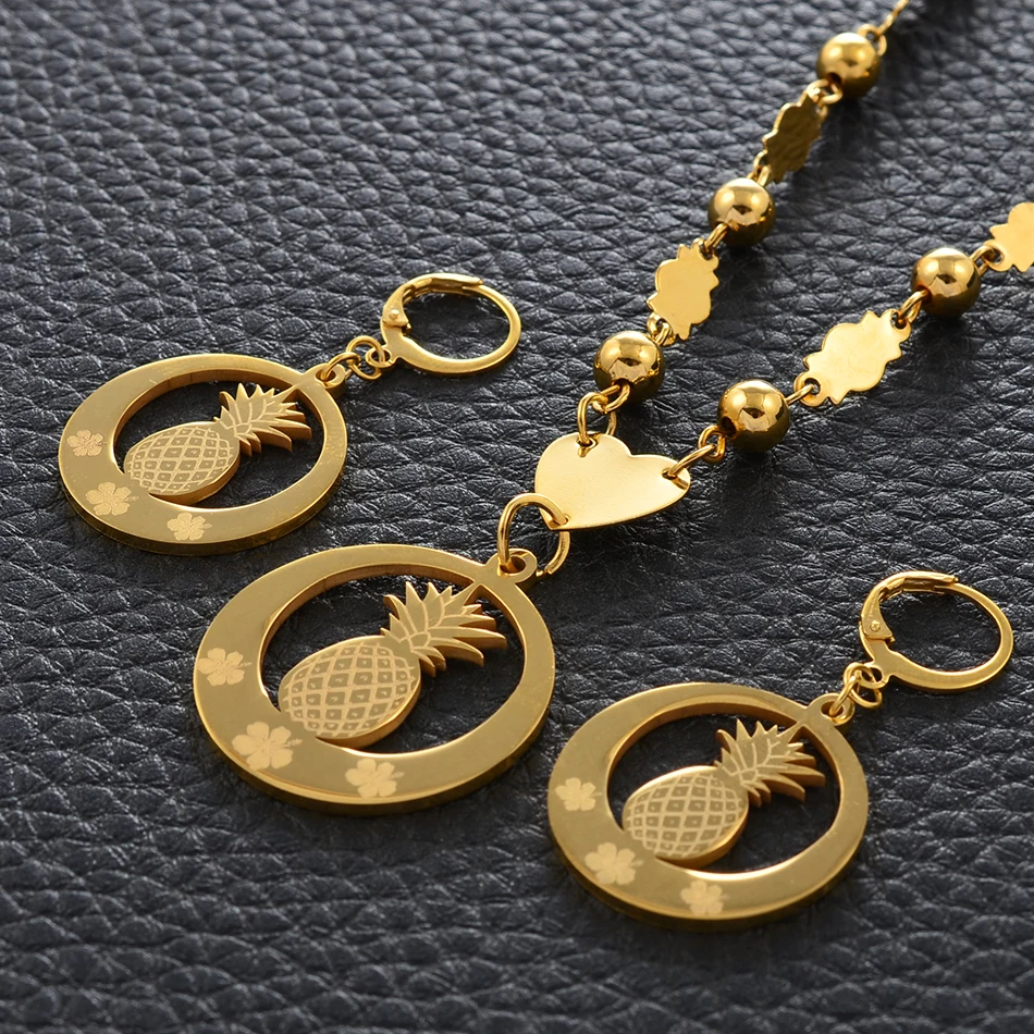 Anniyo-Marshall-Islands-Flower-and-Pineapple-Necklaces-Earrings ...