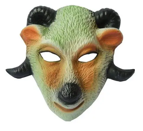 2017 Hot Sale Goat Sheep Head Mask Halloween Fancy Dress Party Cosplay ...