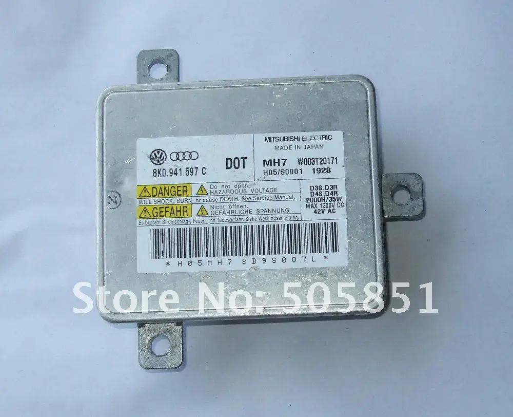 Mitsubishi W003t20171 Audi 8k0 941 597 C 8k0941597c D3s Xenon Headlight ...