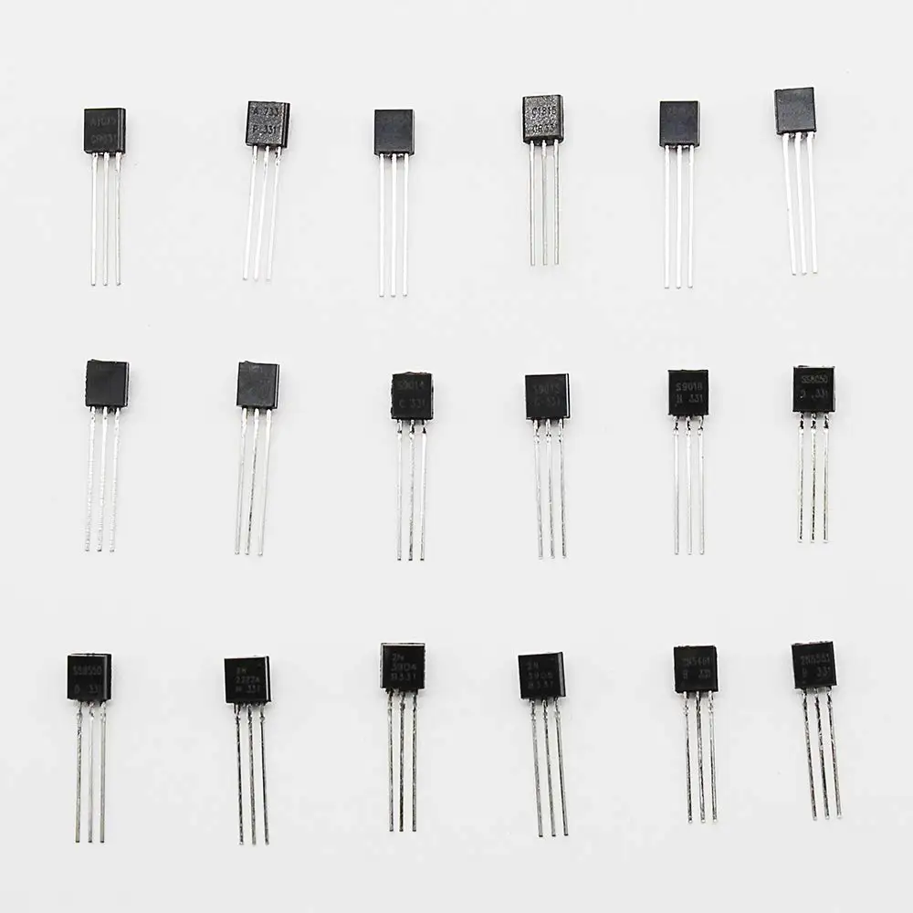 Transistors with Clear Plastic Box 40pcs for Each Value XLX T0-92 Power ...