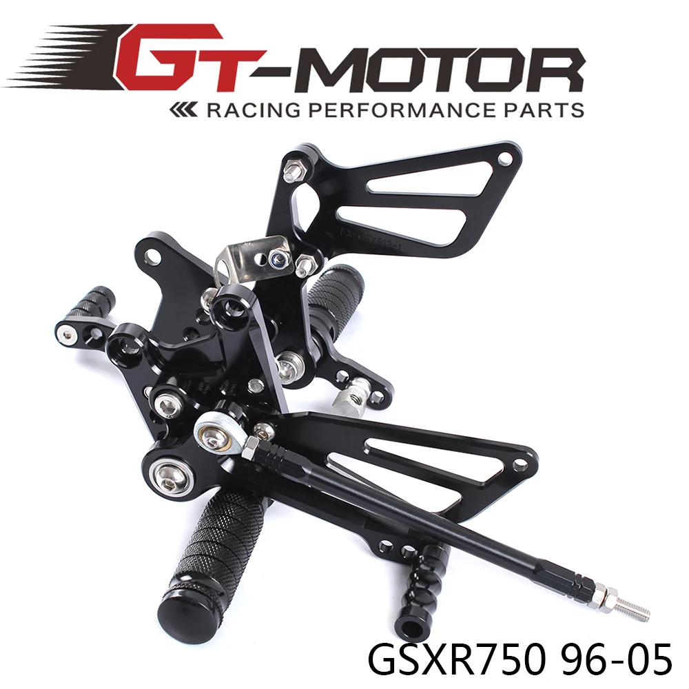 GT Motor Full CNC Aluminum Motorcycle Adjustable Rearsets Rear Sets ...