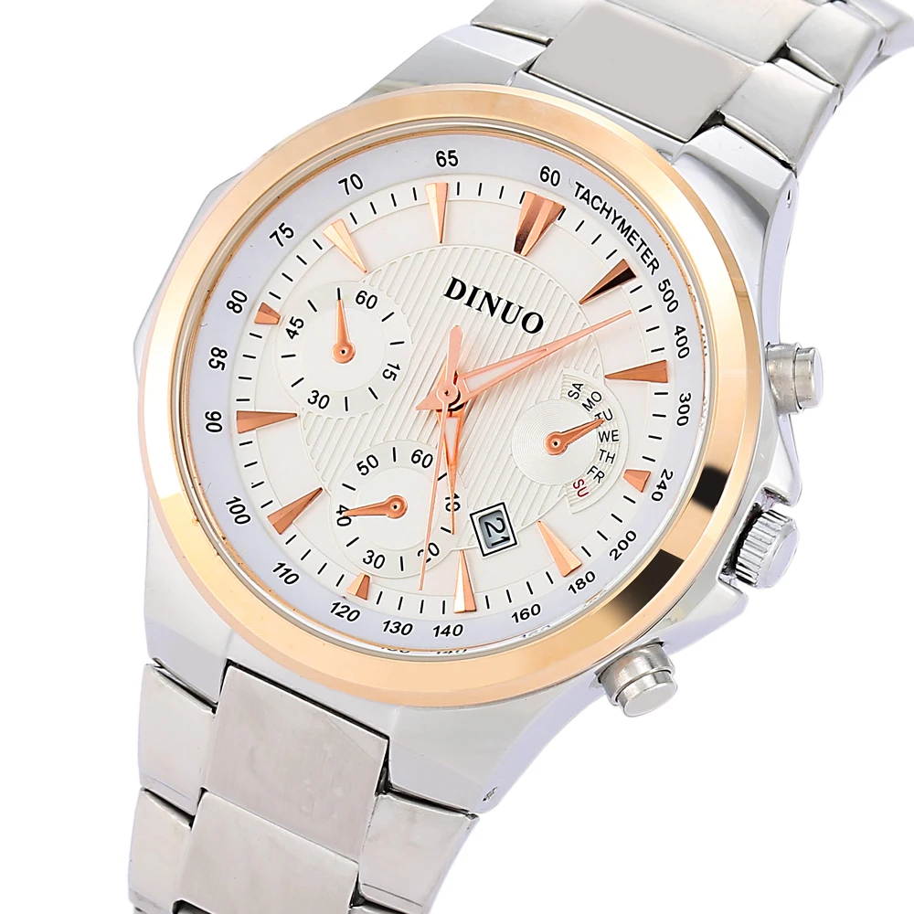 DINUO Men Watch Chronometer Exquisite Men Women Causal Quartz Watches ...