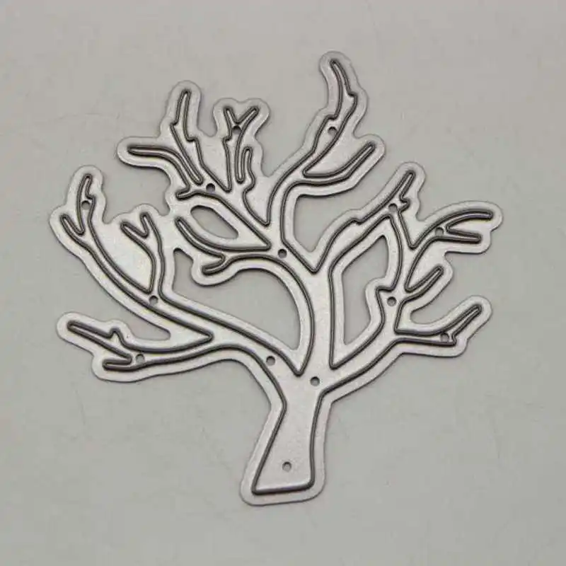 New DIY Tree Branch Metal Cutting Dies Scrapbooking Stencil Embossing ...