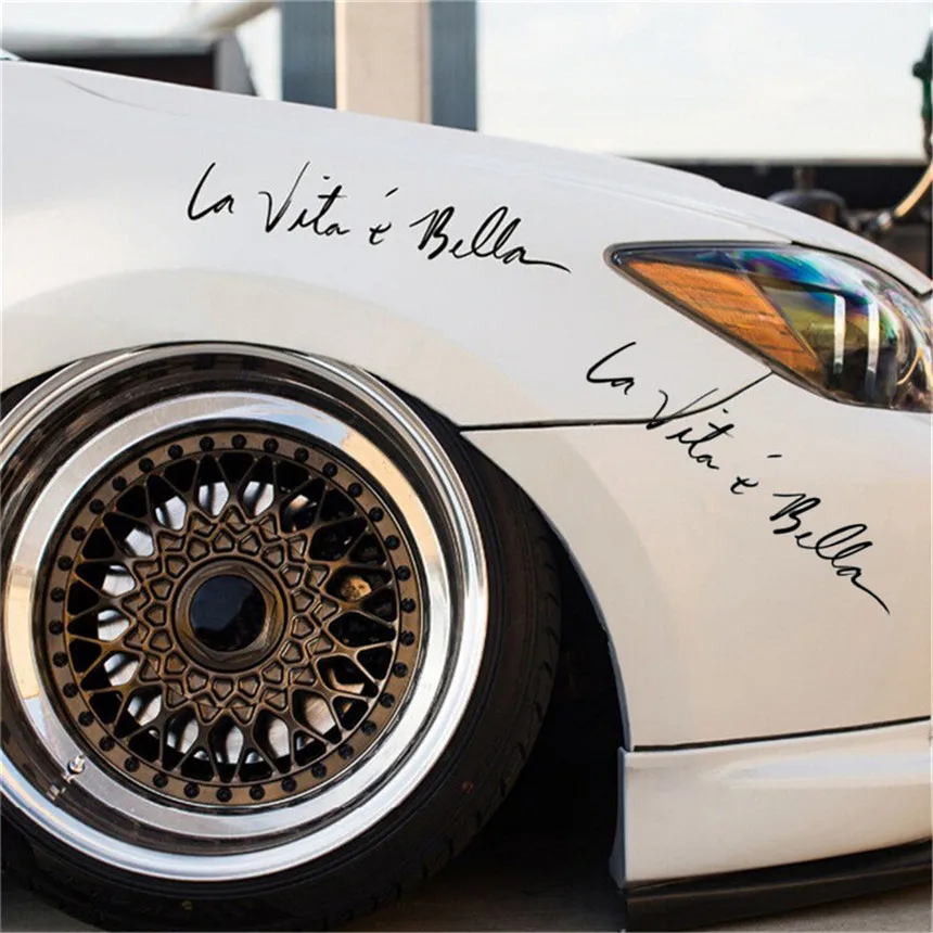 2019 Hot Style Auto Styling Sticker Life is Beautiful Bumper Sticker ...