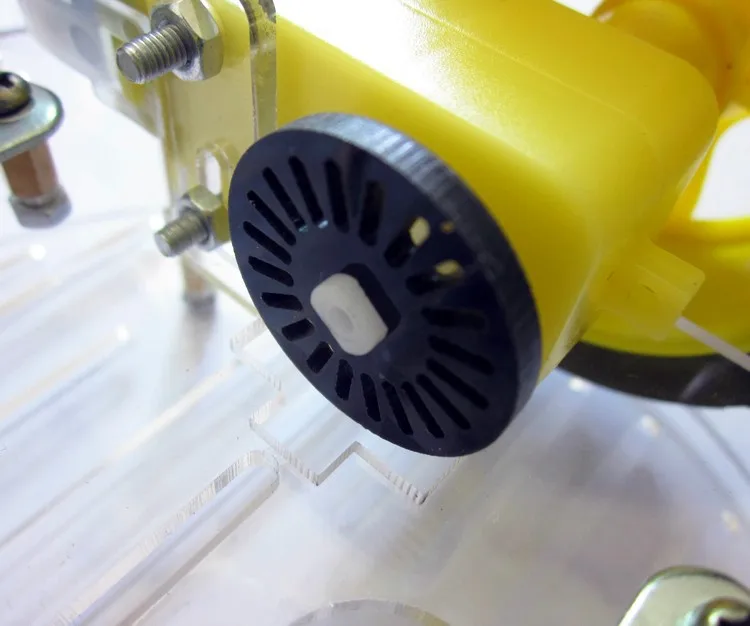 2WD Smart Robot Car 3 Layer Acrylic Acrylic Chassis Kits with Speed ...