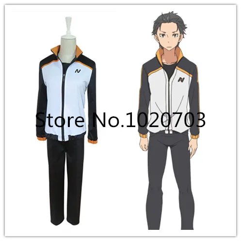 Re Zero Hajimeru kara Isekai Seikatsu Subaru Natsuki Traje Cosplay ...