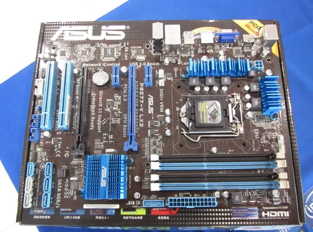 Placa madre original P8Z77-V LX2 DDR3 LGA 1155 para I3 I5 I7 CPU USB3.0 32 GB Z77 madre de ...