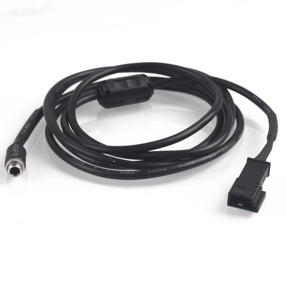 Car-3-5mm-3pin-Female-Audio-Music-AUX-Cable-Input-Adapter-For-BMW-BM54 ...
