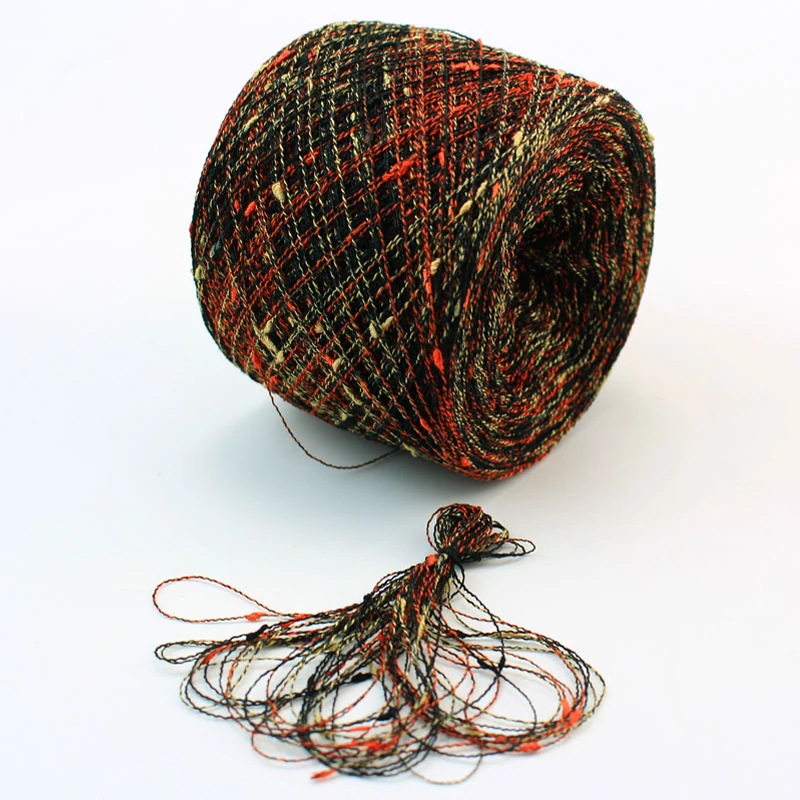 Import 250g Rainbow space dye special grade linen mercerized cotton ...