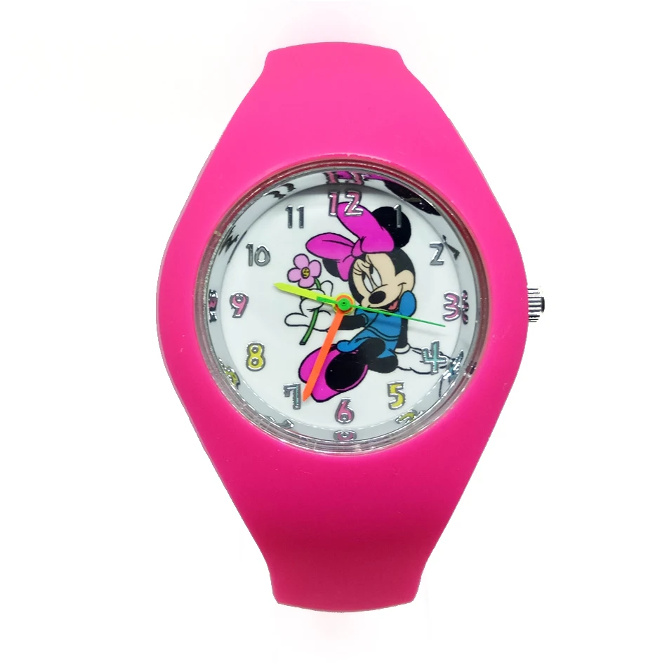 Mickey&Minnie Mouse cartoon children watch women watches kids quartz ...
