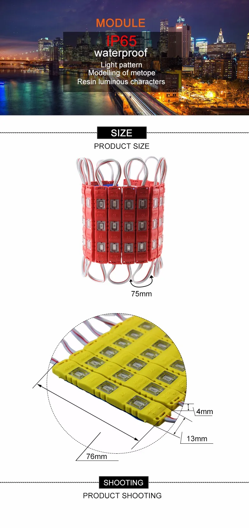 High Brightness 5730 LED IP65 Module (12V) | Makers Electronics