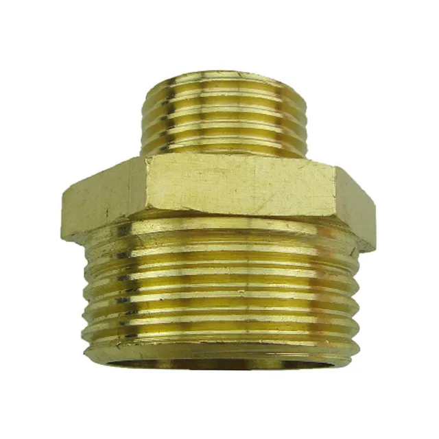 Brass 1 Inch to 1/2 Inch Male Connectors Hom Garden Hose Pipe Adapter ...