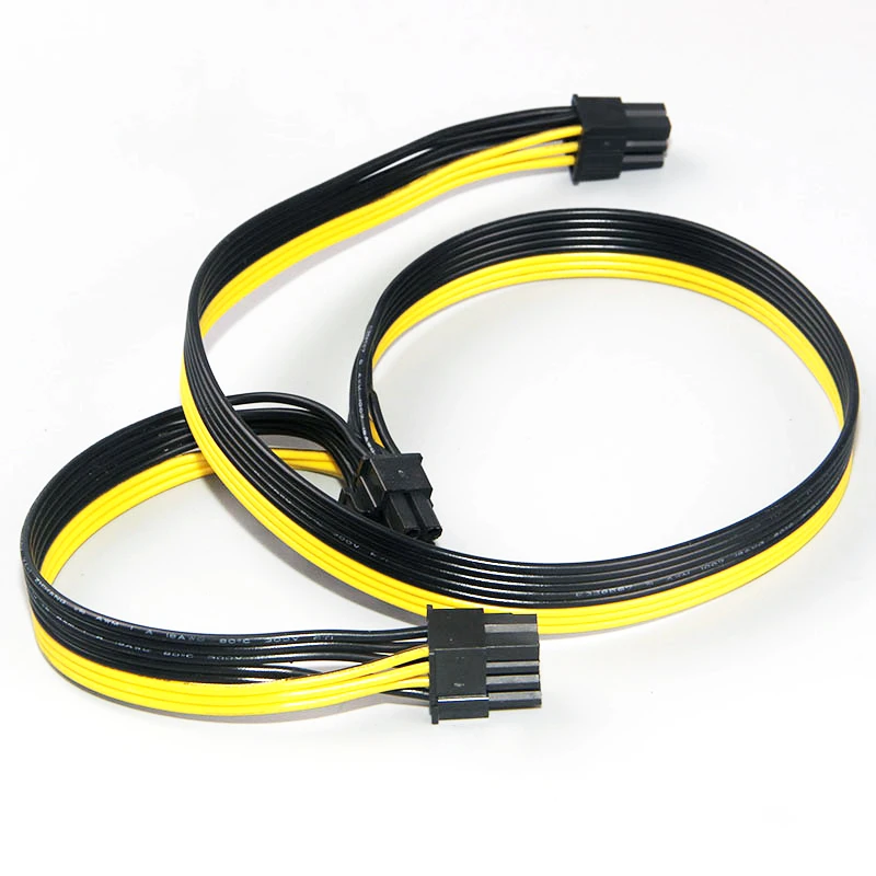 Modular Psu Power Supply Cables Pci E Molex 6pin To 2 Pci-e 8 Pin 6 ...