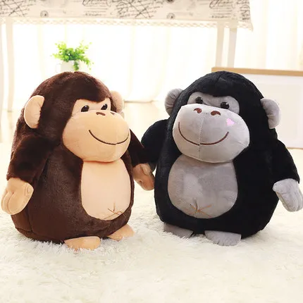 22-40cm 2 Colors New Fat Chimpanzees Stuffed Dolls Cute Black Monkey ...