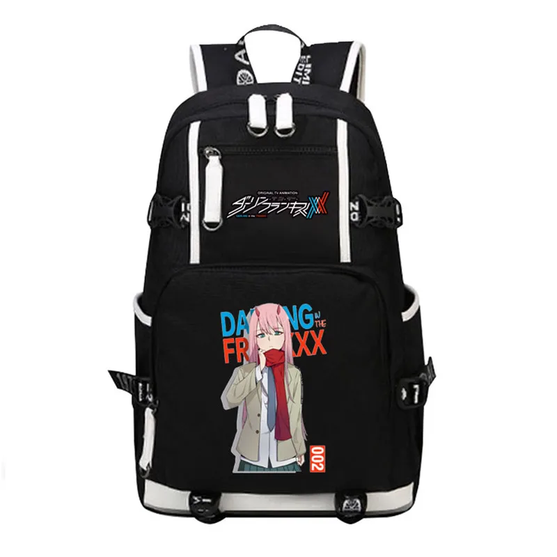 DitF DARLING in the FRANXX Anime Printing Backpack ICHIGO MIKU ZERO TWO ...
