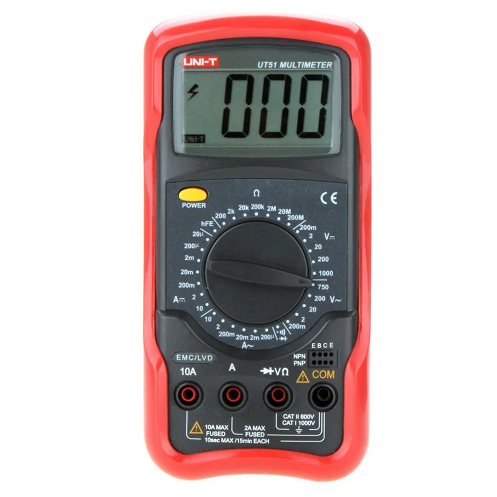 UNI T Digital Multimeter UT51 UT52 UT53 UT54 UT55 UT56 Voltmeter ...