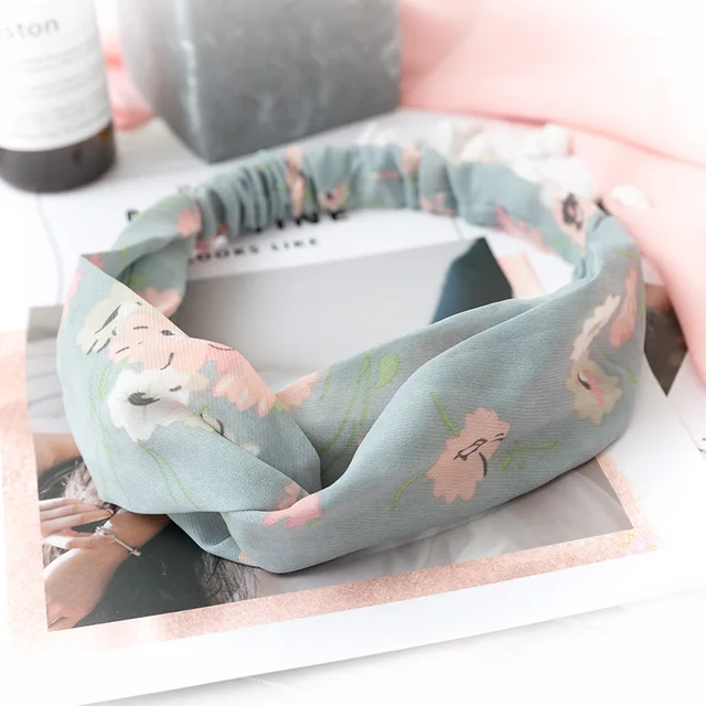 Buy Women Girls Summer Bohemian Hair Bands Print