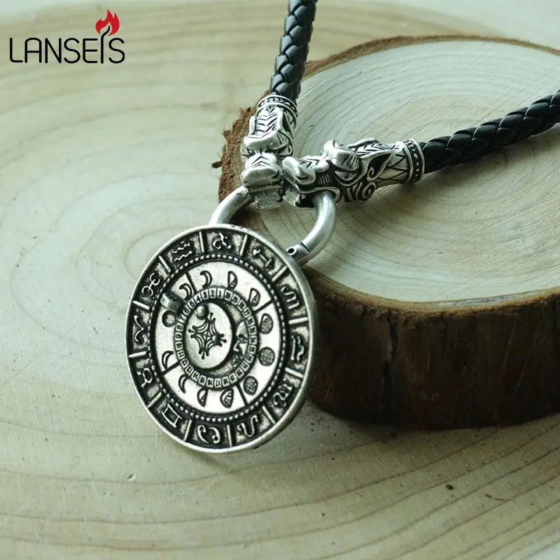 Viking Lunate Moon Amulet Pendant with Christian Cross, 1000 AD ...