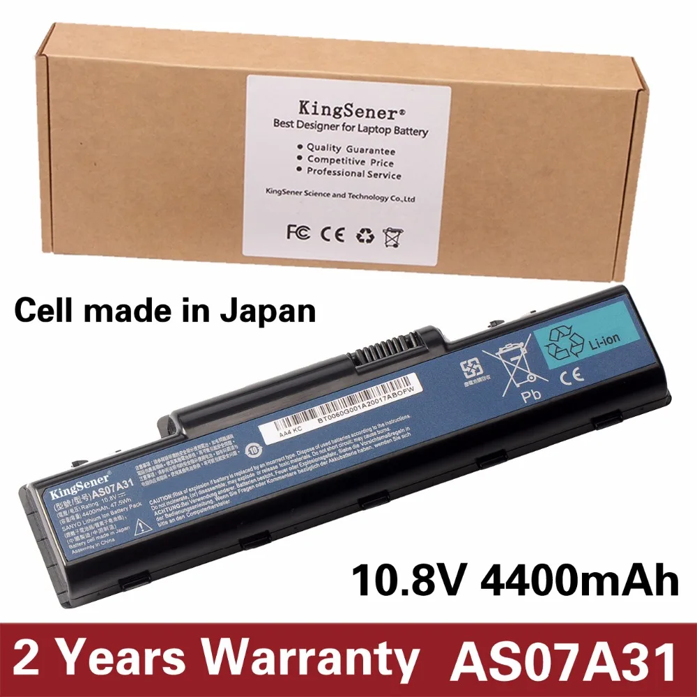 KingSener Japanese Cell AS07A31 Battery for Acer Aspire 2930G 4740G ...