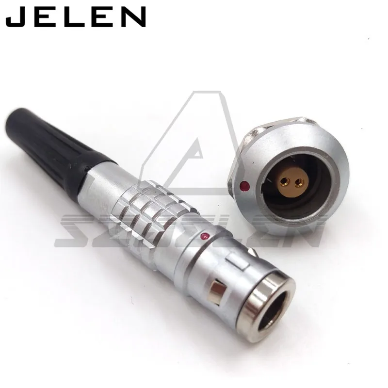 LEMO connector 2pin Male and female waterproof connector ,FGG/EGG.0K ...