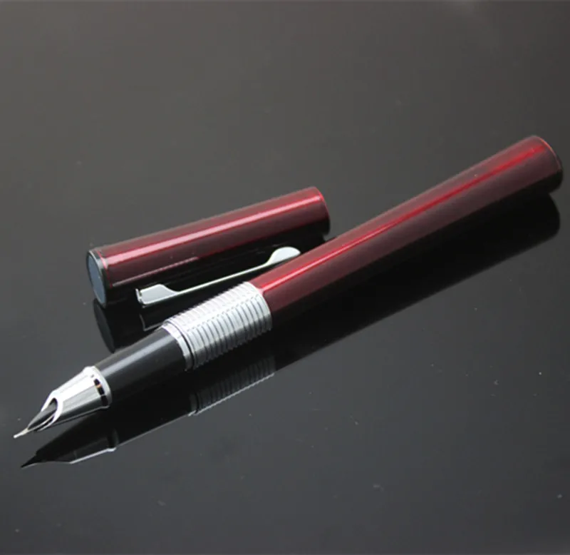 Aliexpress.com : Buy Jinhao ink Pens dark red Fountain Pen with 0.38mm ...