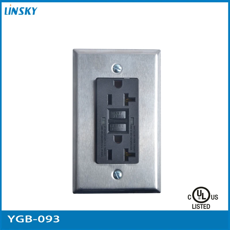 2015 version UL listed 20a 125 250v High Speed GFCI electrical wall ...