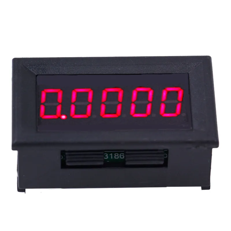 Red LCD digital Gauge Amperemeter meter DC 0.0000 3.0000A Current Panel ...