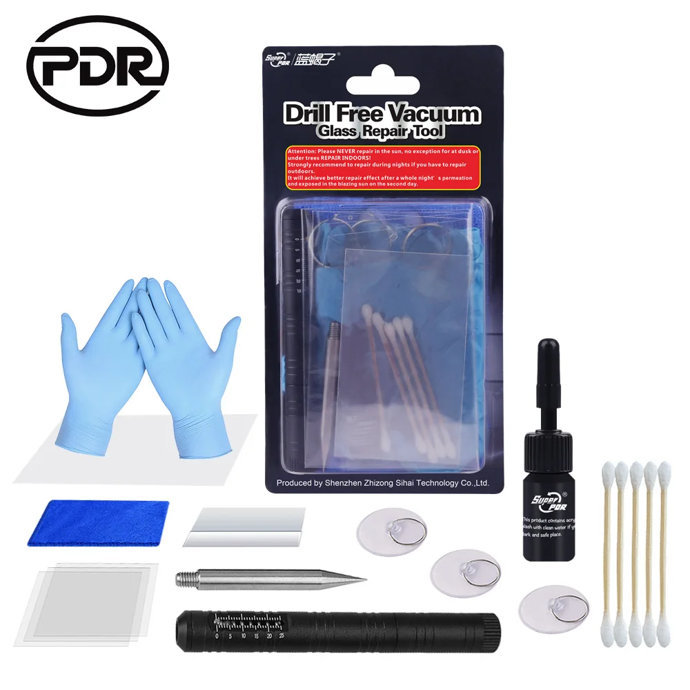 PDR Tool New DIY Windshield Repair Tool Vacuum Window Screen Polishing ...