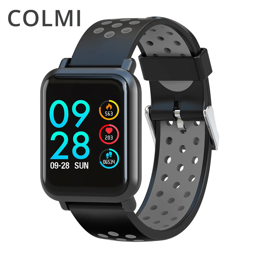 Hot Offer COLMI Smartwatch S9 2.5D OLED Screen Gorilla Glass Blood ...