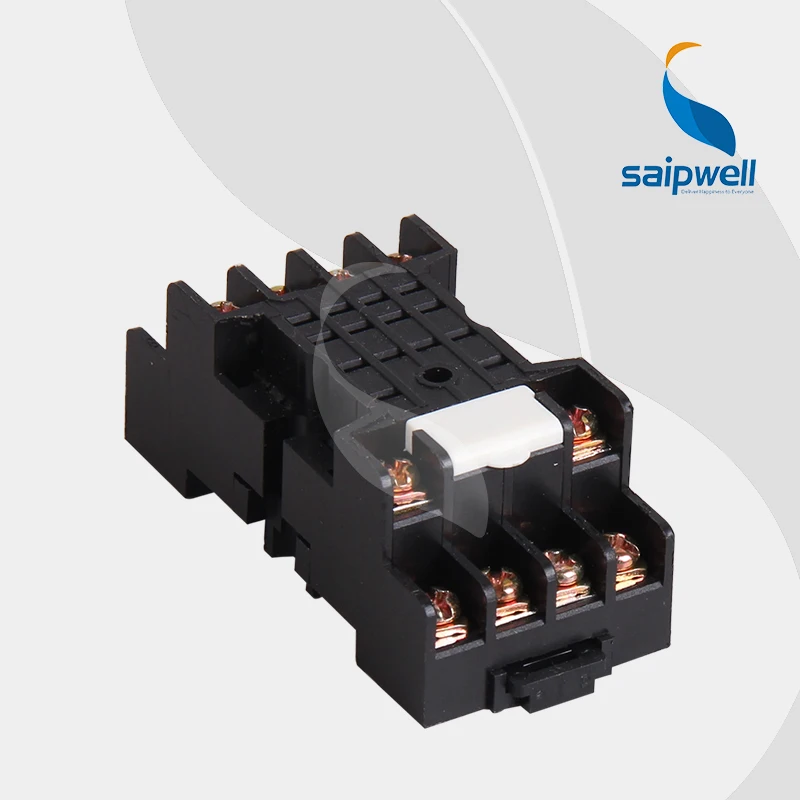 10 pcs/lot 7A 300V 14Pin Relay Socket Korean Standard Relay Socket Base ...