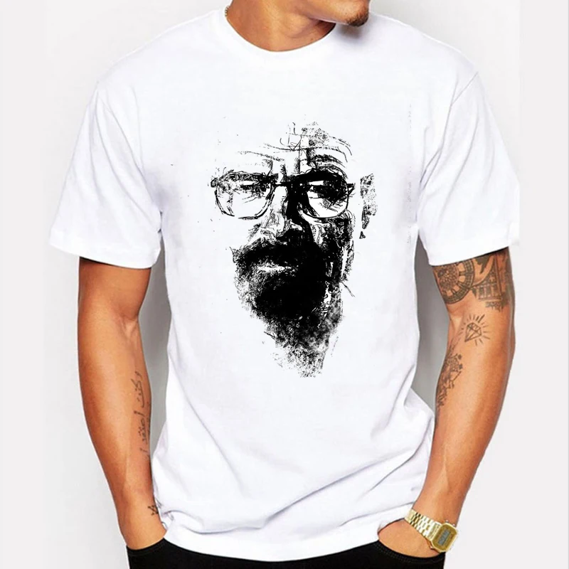 2017 Fashion Breaking Bad Printed T Shirt Men High Quality Heisenberg