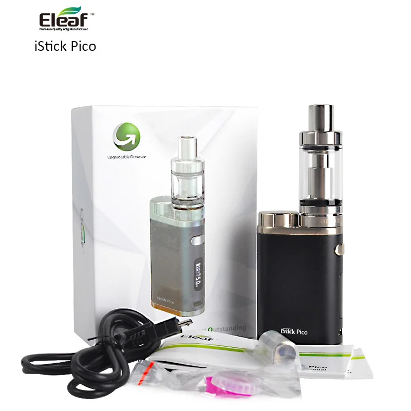 Original Eleaf iStick Pico Kit 75W Box Mod 4ml Melo III mini Atomizer ...