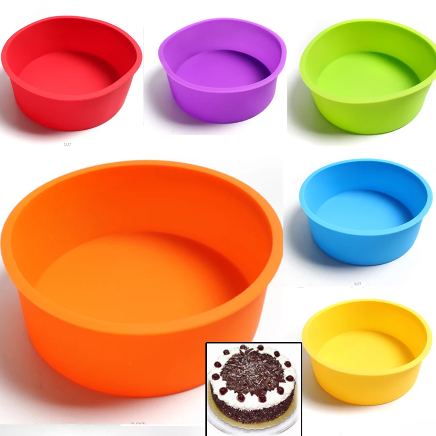 6.5 INCH Silicone Round Circular Shape Cake Mold Silicone Mold Form ... 6.5 INCH Silicone Round Circular Shape Cake Mold Silicone Mold Form ...
