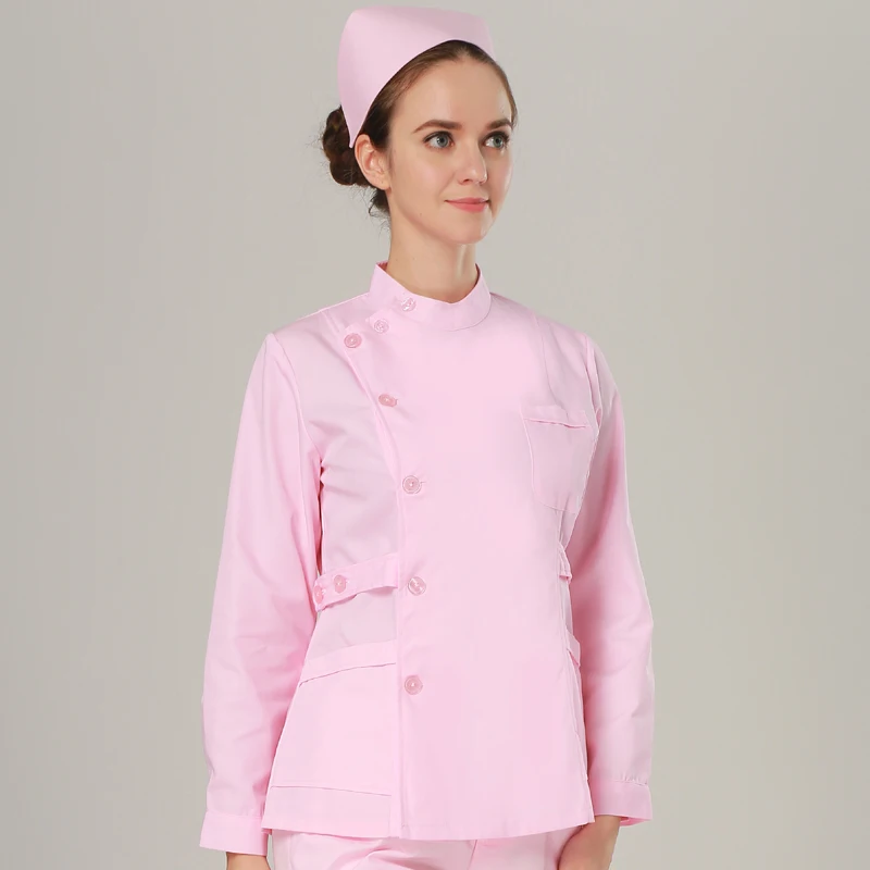 2017 Summer Women Hospital Medical Scrub Clothes Set Fashionable Design
