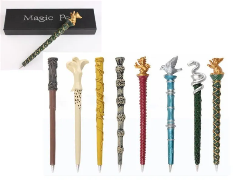 New Magic Wand Pen Gryffindor Hufflepuff Slytherin Hogwarts Magic Pen ...
