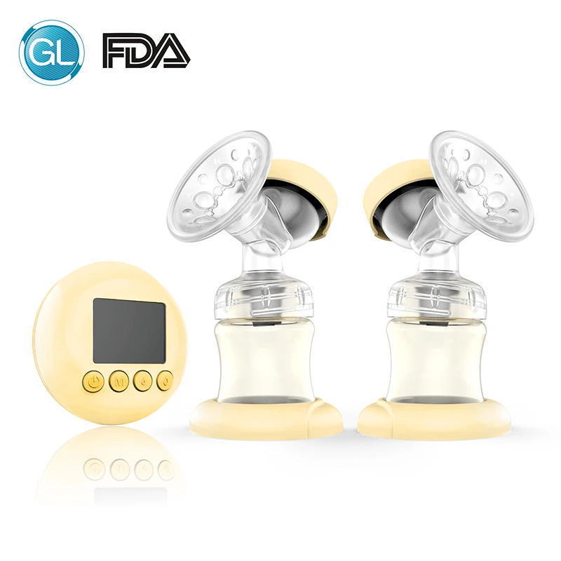 GL Double Electric Breast Pump Baby Breast Milk Feeding Pump Lcd ...