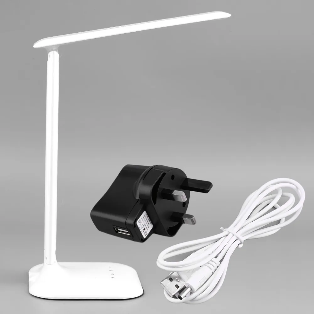 LED Desk Lamp 5 Level Dimmer USB / Wall Charger Adjustable Dimmable ... LED Desk Lamp 5 Level Dimmer USB / Wall Charger Adjustable Dimmable ...