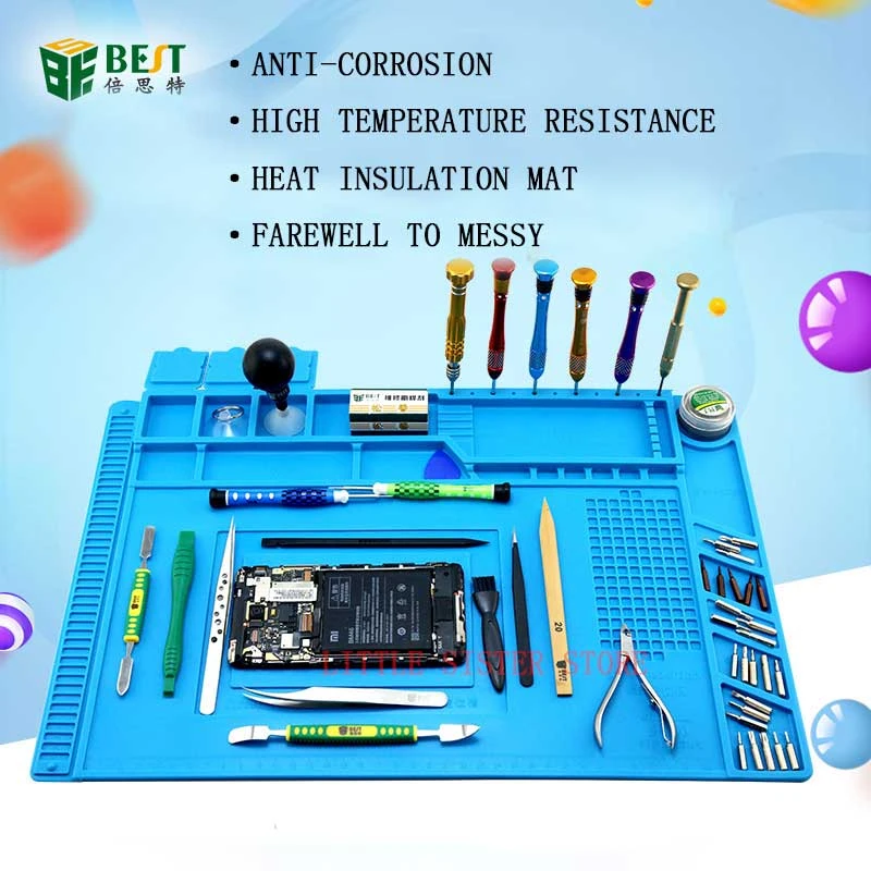 S-160 45x30cm Soldering Station Iron Phone Pc Computer Repair Mat ...