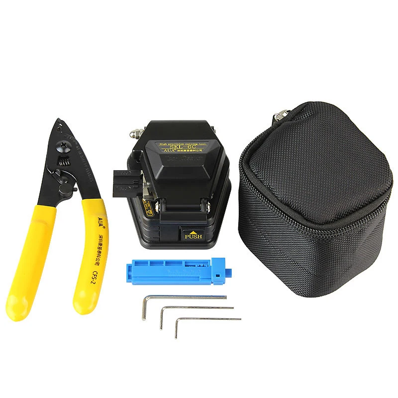 Free shipping Fiber Optic Tool 3 in 1 FTTH Splice fiber optic tool kits ...