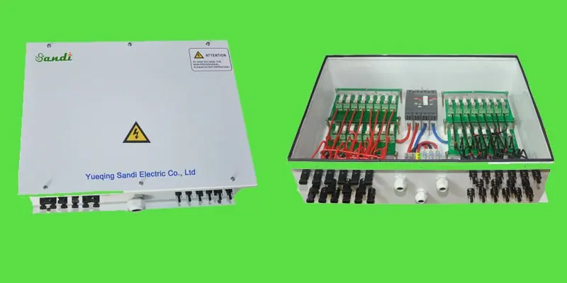 10 Strings Dc Junction Box For Pv Connection System With High Voltage ...