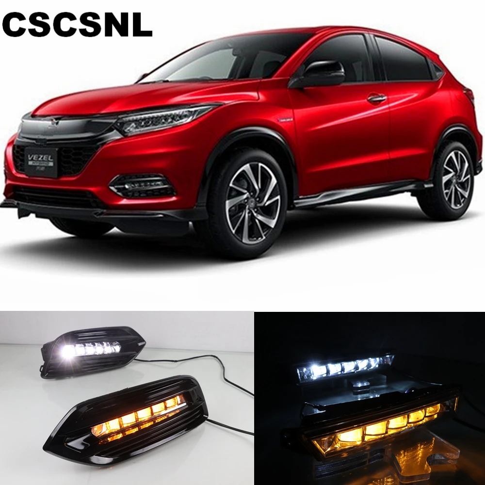 2PCS LED Daytime Running Light For Honda HRV HR-V Vezel 2018 2019 2020 ...