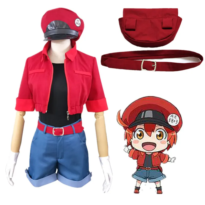 Cells At Work Red Blood Cell Cosplay Costume