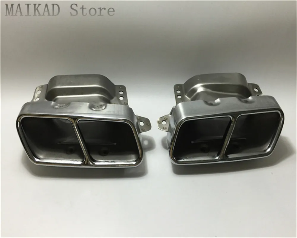 1pair/2pcs Exhaust Tailpipe Trims Cover For Mercedes-benz W164 Ml280 ...